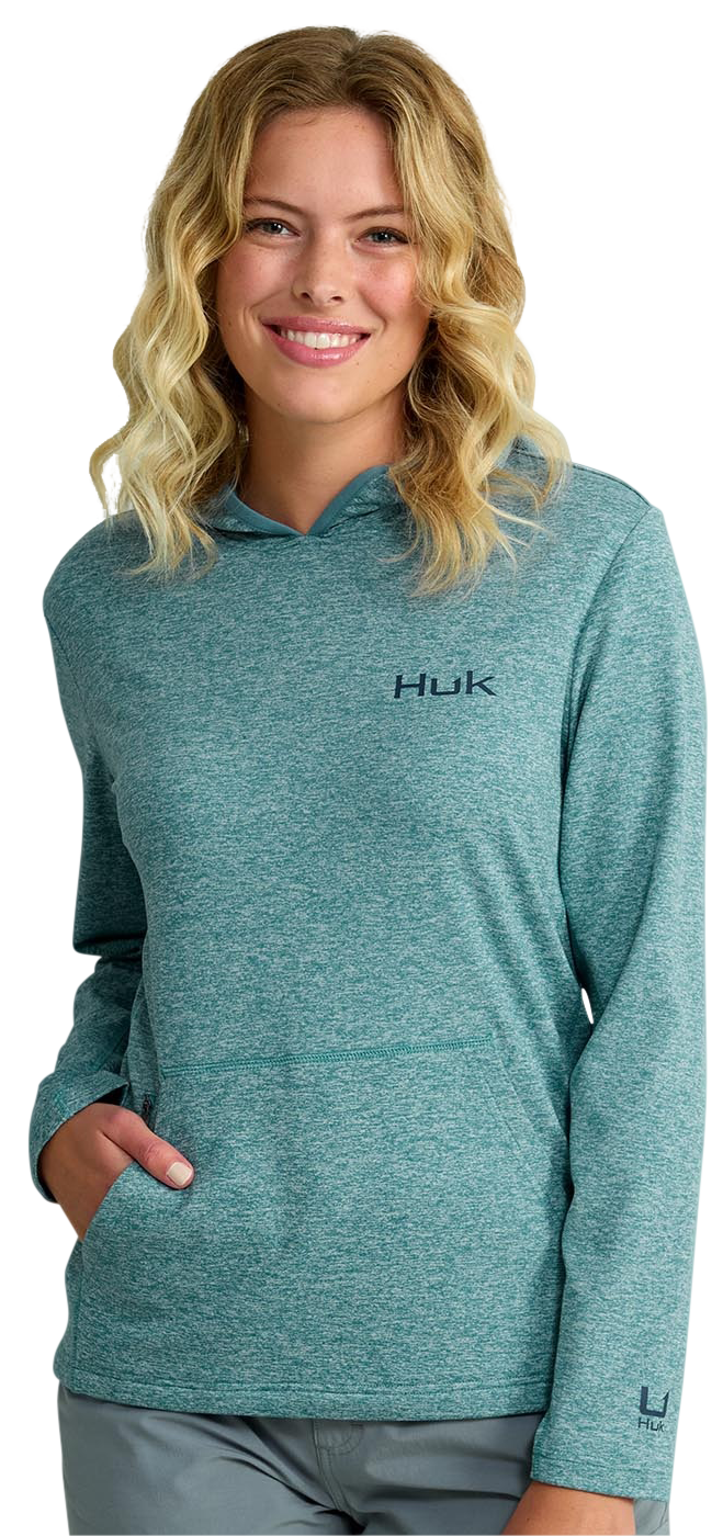 Huk Coldfront Plus Pullover Long-Sleeve Hoodie | Bass Pro Shops